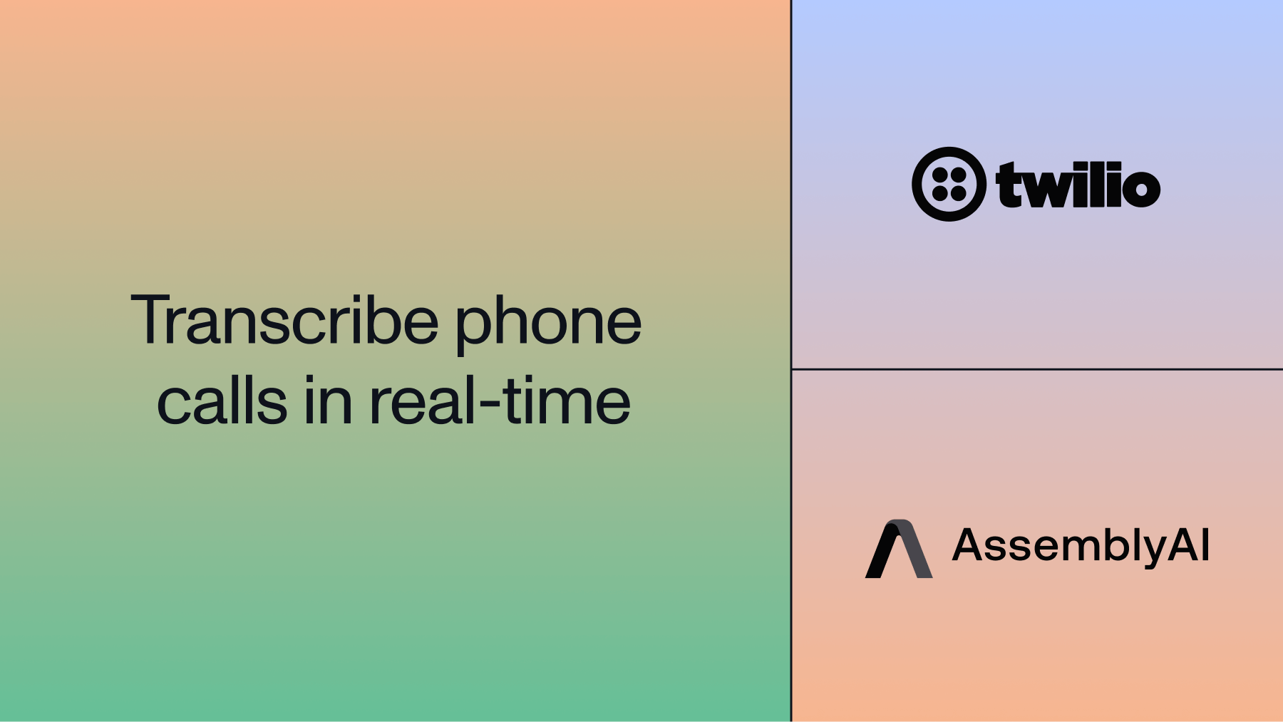 Transcribe phone calls in real-time in Go with Twilio and AssemblyAI